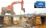 Kallar Syedan: Choa Khalsa bridge being knocked down to construct new ...