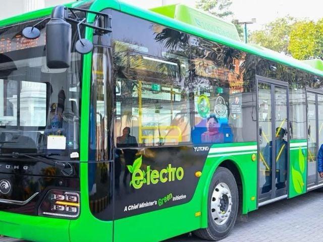 Rawat: Inter-City Green Bus Service Launched in Rawalpindi; Gujar Khan ...